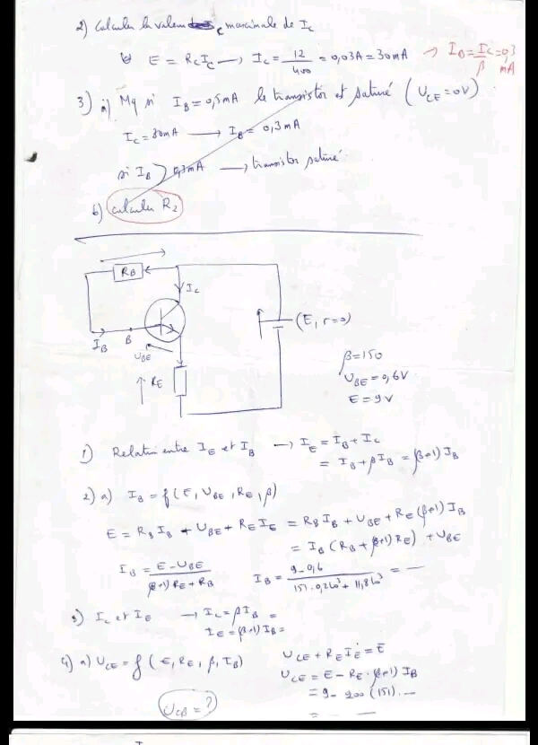 2 ème Technologie de l'informatique Physique Cours sur les diodes et ...