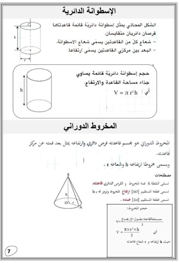 9 ème-التاسعة أساسي Math التعامد في الفضاء تاسعة أساسي ملخص الدرس مع ...