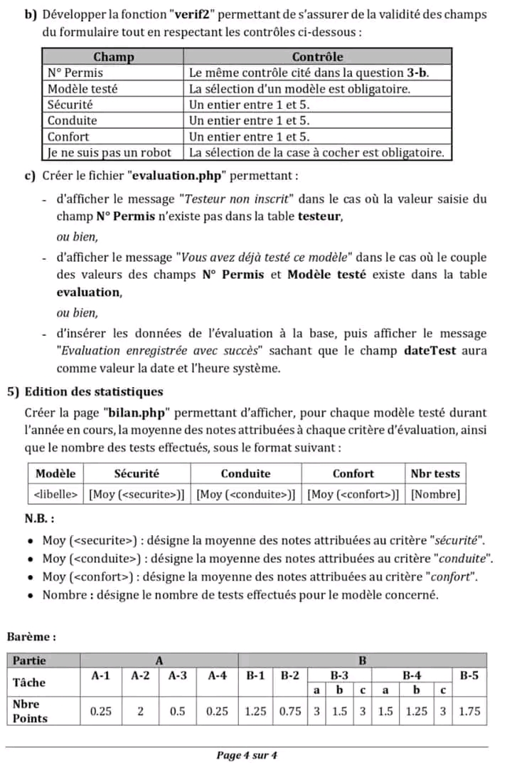 Bac Sc de l'informatique Algorithme et programmation-concours Bac