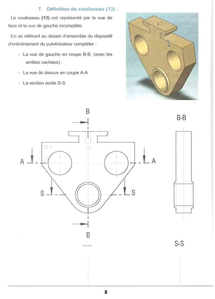 3 ème Sc Techniques Technologie Devoir de synthèse n°1 mécanique