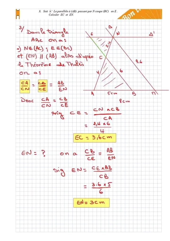 1ère année secondaire Math devoir de contrôle n2 math+correction 1er ...