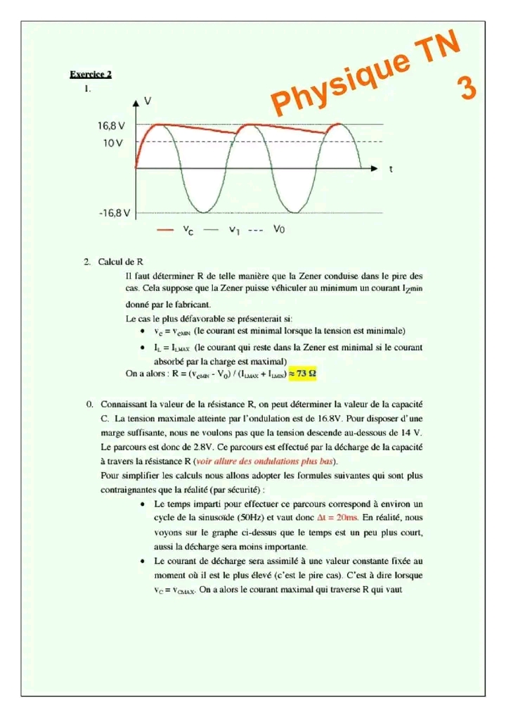 2 ème Technologie de l'informatique Physique