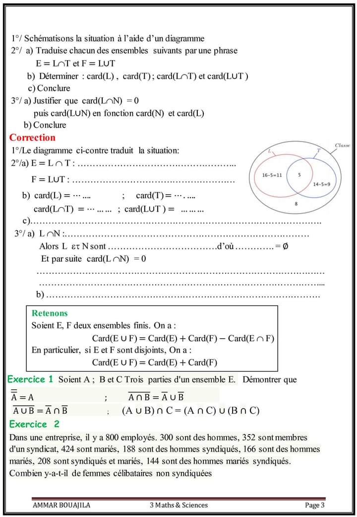 3 ème Mathématiques Math-PROBABILITÉ