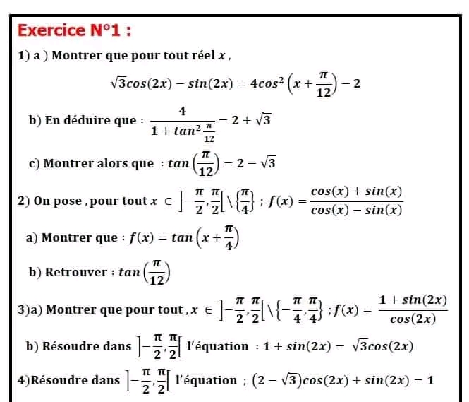 3 ème Mathématiques Math Excellents exercices avec Magnifiques corrections détaillées Thème ...