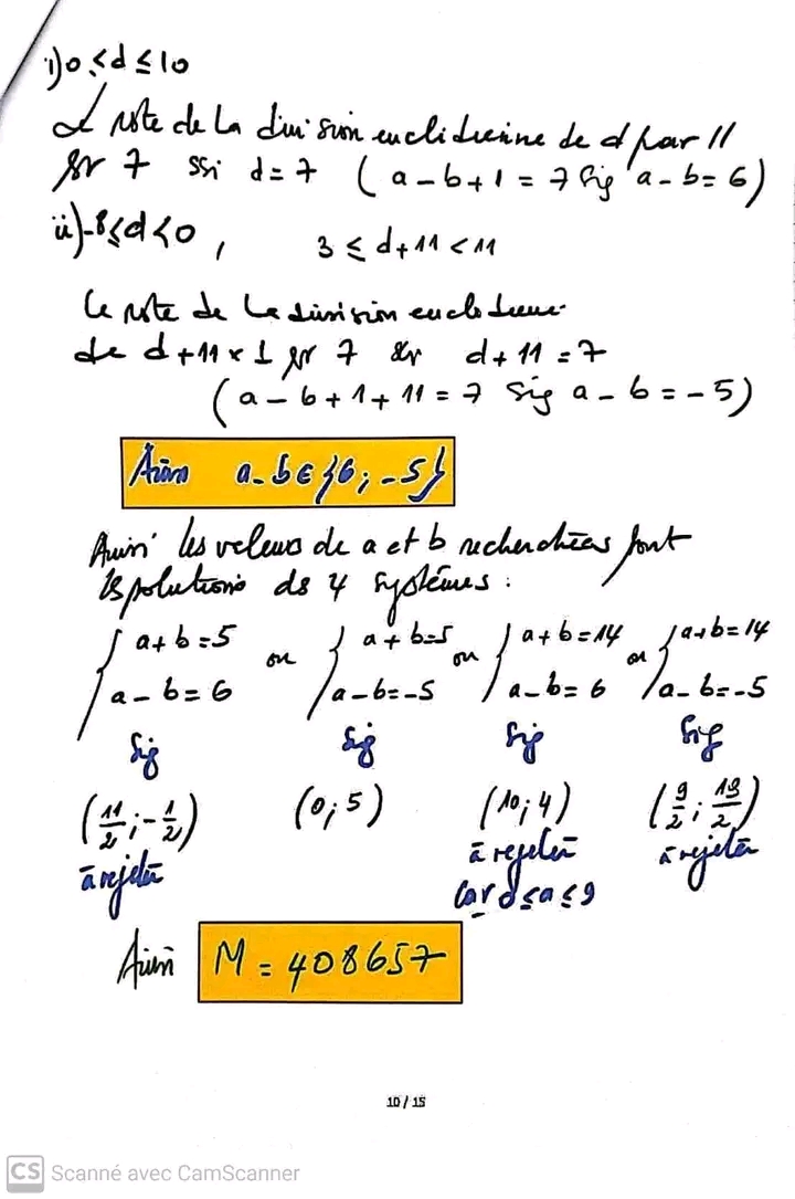 2 ème Sciences Math 2 ème année informatique
