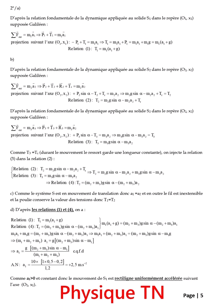 3 ème Sc Informatique Physique 3ème Info