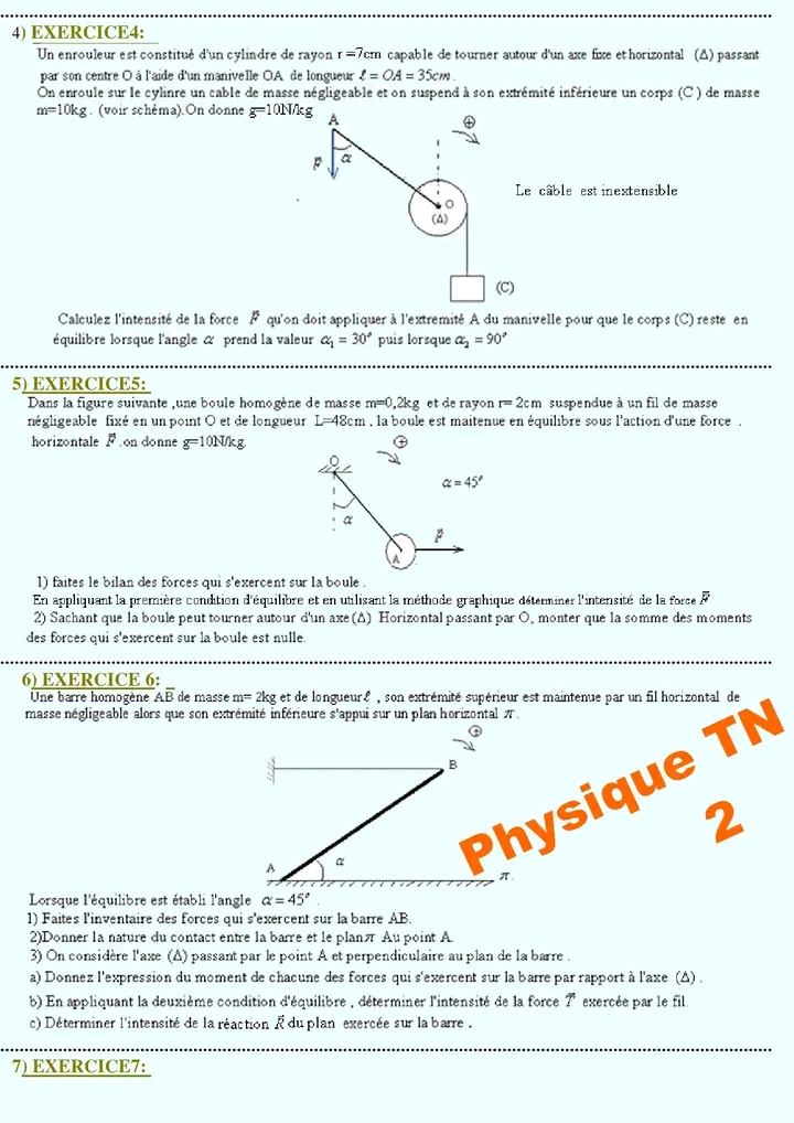 2 ème Sciences Physique