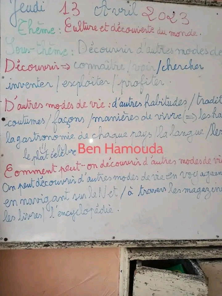 السنة السادسة ابتدائي Français Présentation du module 8/6ème année ...