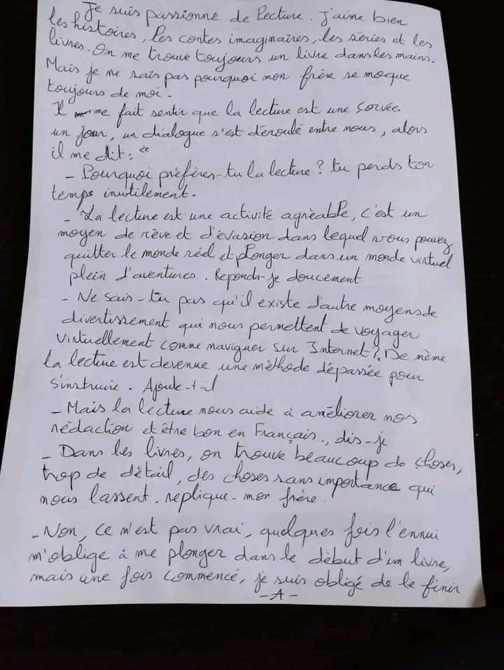 8 ème-الثامنة أساسي Français-Module 4 Lectures inoubliables