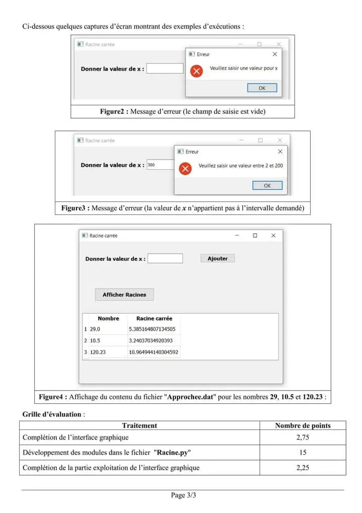Bac Sc de l'informatique Algorithme et programmation Bac Sciences de l ...