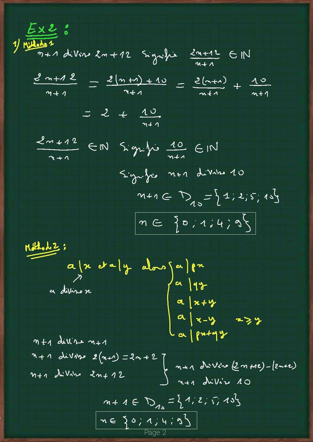2 ème Technologie de l'informatique Math Série d'exercices avec ...