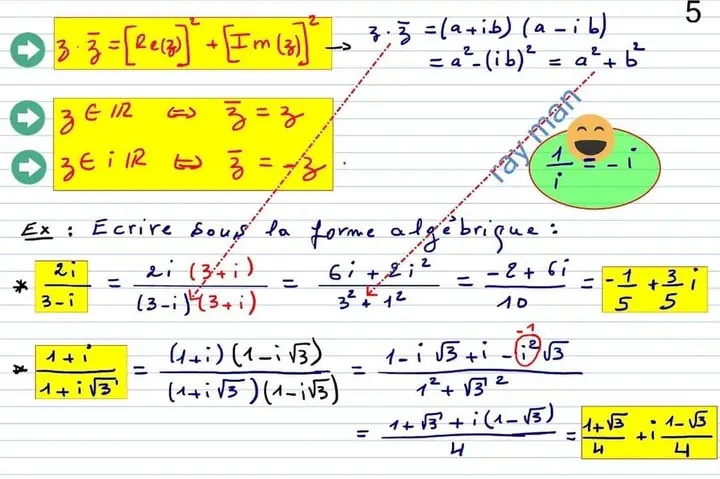 Bac math Math-NOMBRES COMPLEXES