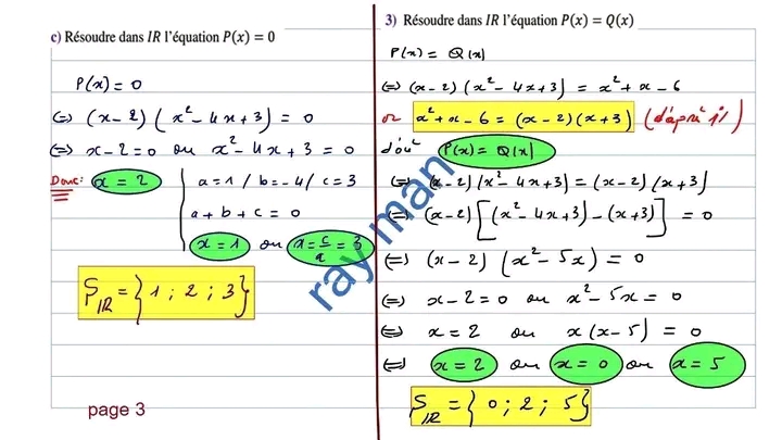 3 ème Sc expérimentales Math pour les classes troisième et bac ...