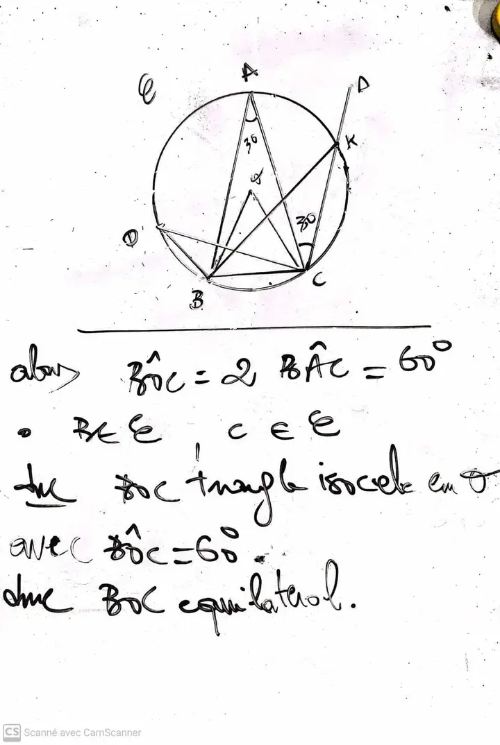 1ère année secondaire Math-Angles