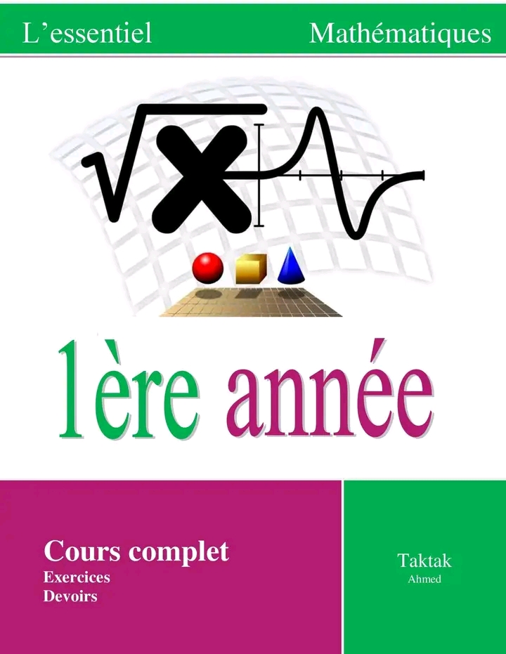 1ère année secondaire Math