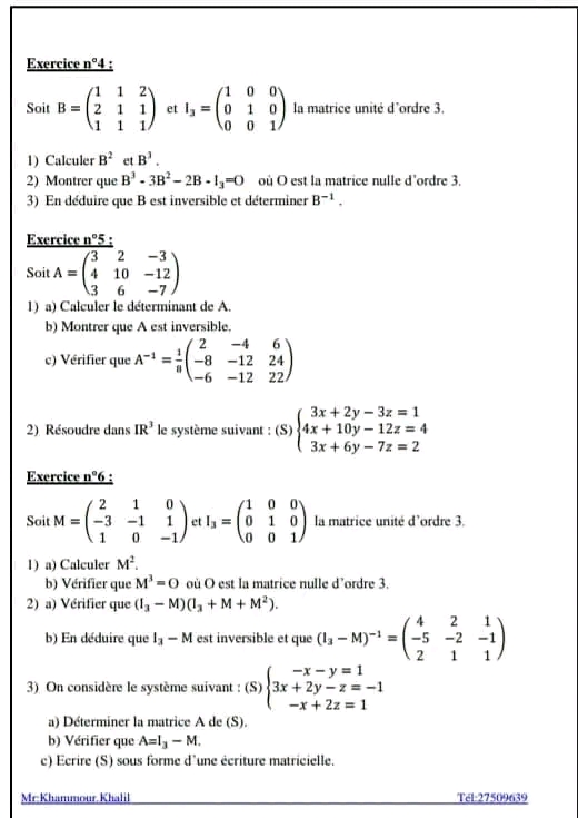 Bac Econmie et Gestion Math