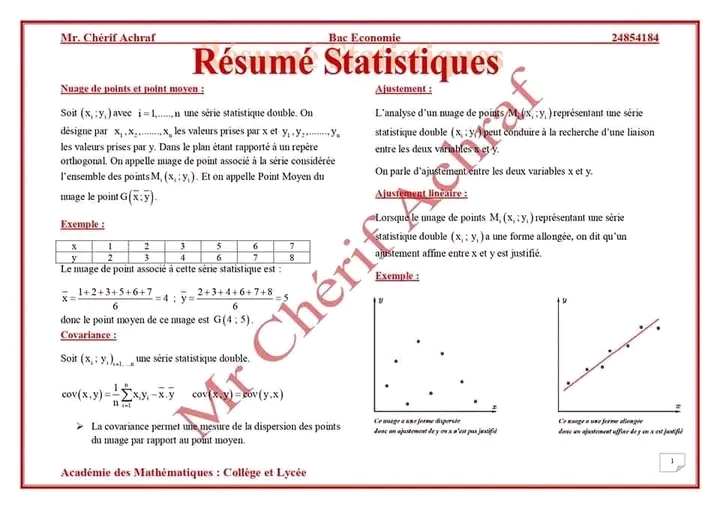 Bac Econmie et Gestion Math