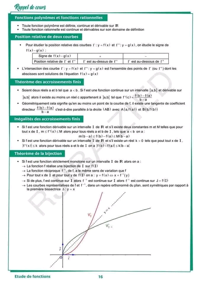 Bac math Math Révision Math Bac eco