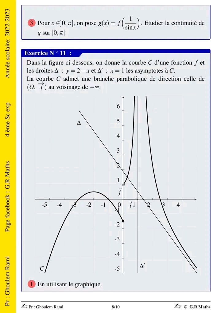 Bac math Math 💥💥limites et continuite💥💥bac(Tech/Sc/Math/Info)