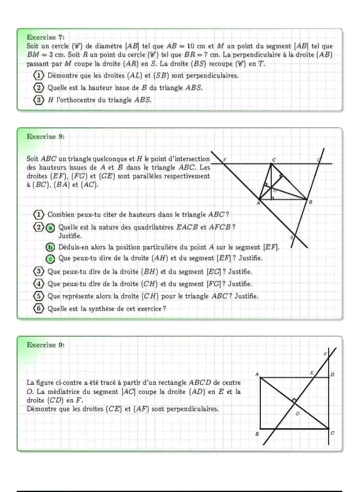 1ère année secondaire Math-Angles