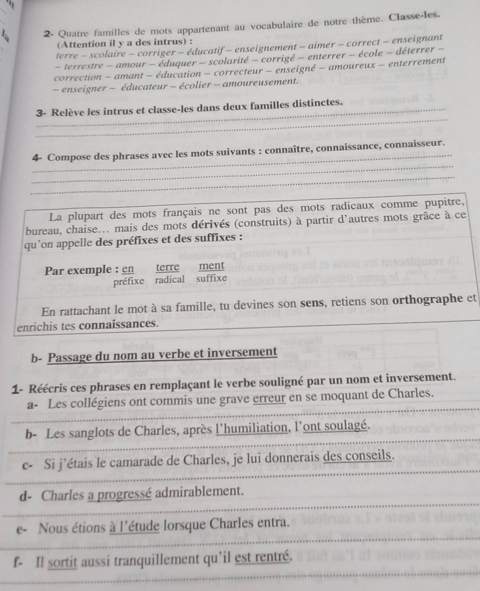 8 ème-الثامنة أساسي Français Texte n 1 module 1 les années de colléges